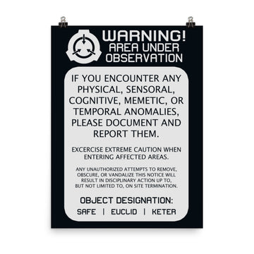 Posters – The SCP Store