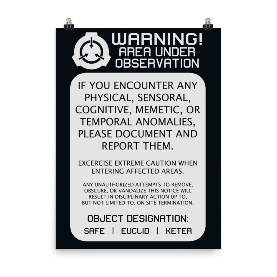 Posters – The SCP Store